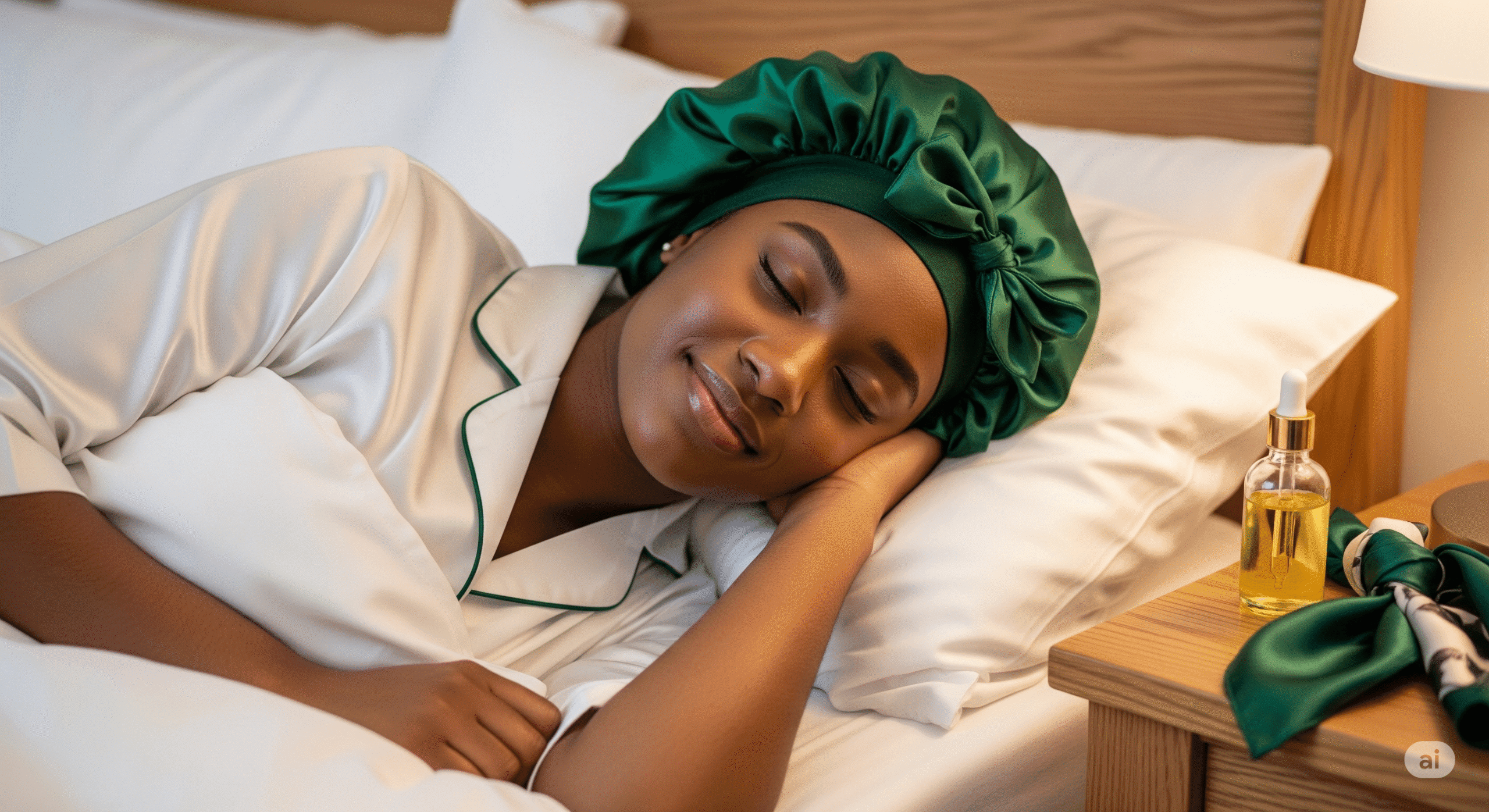 How to Use a Hair Bonnet for Healthier Hair Overnight - Snob Kulture